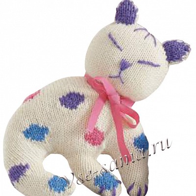 Вязаная игрушка Кошка